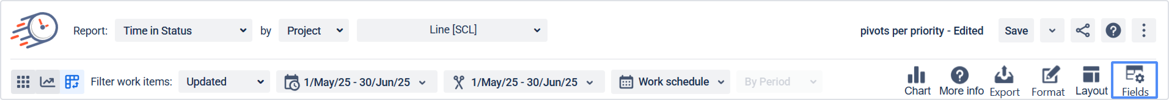 Fields Options in Pivot View