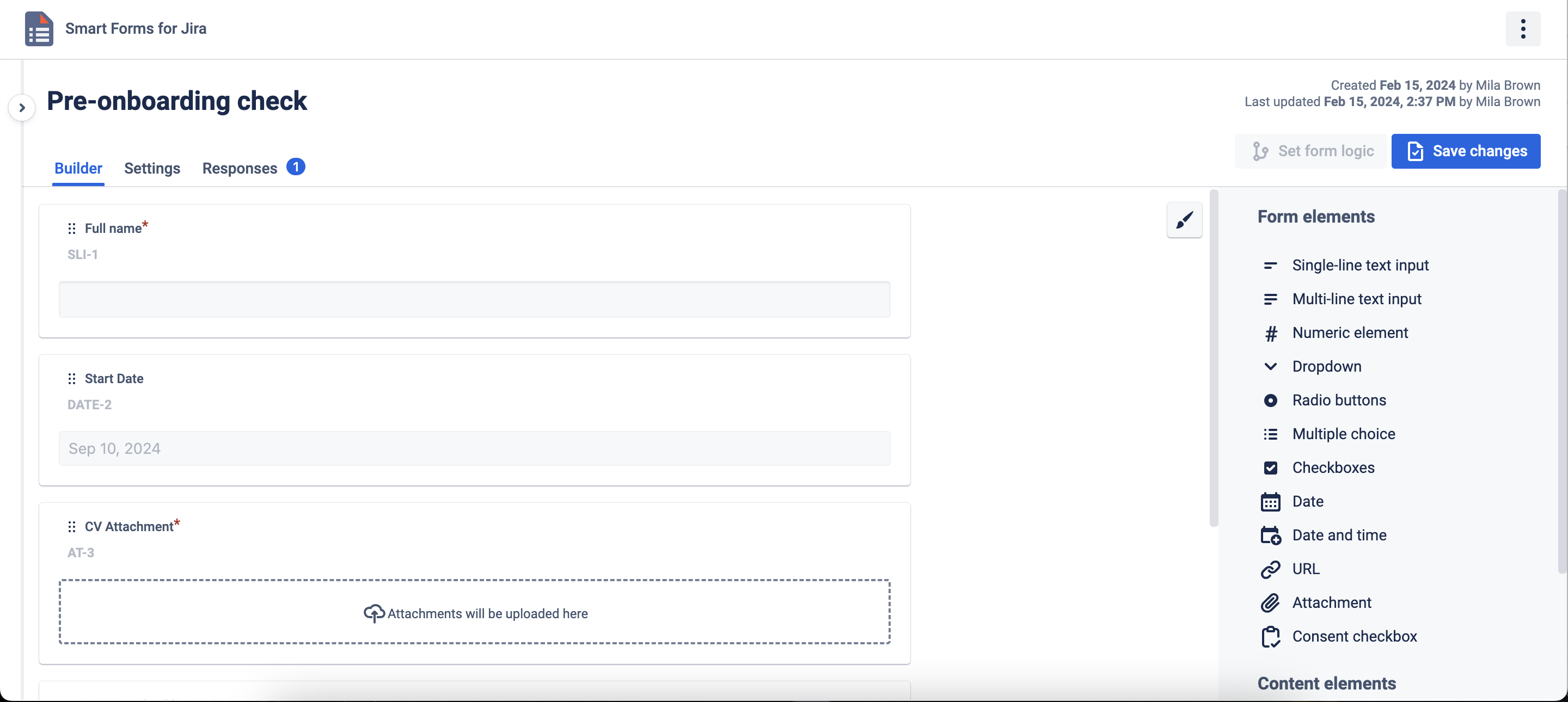 Create a new issue based on the submitted form