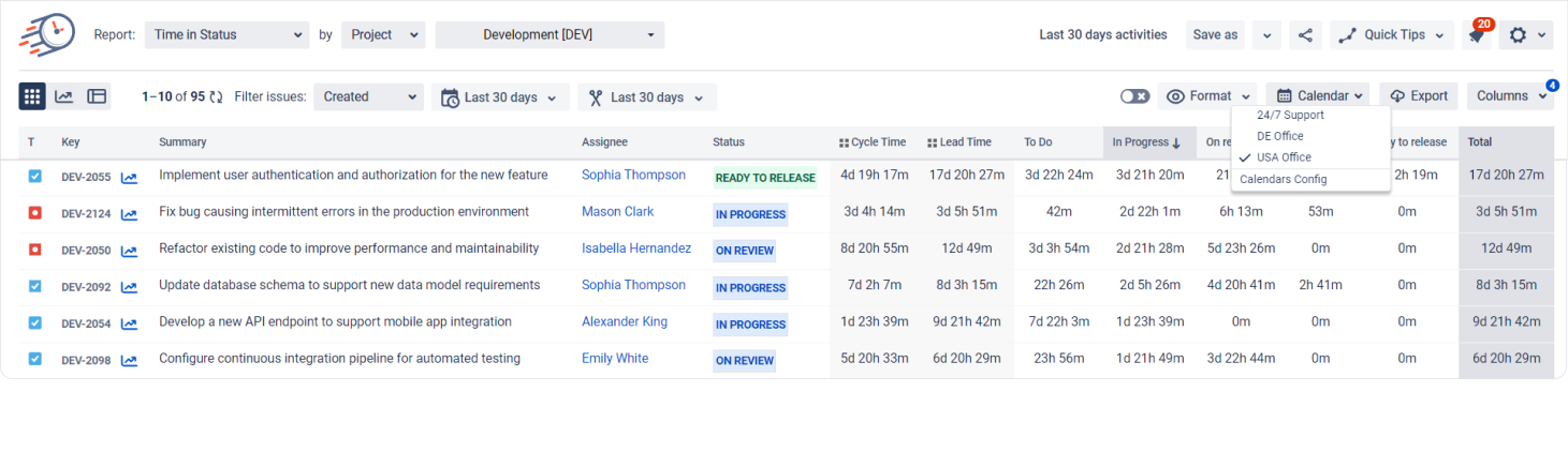 Worklogs vs. Time in Status: Comparing Productivity Metrics in Jira