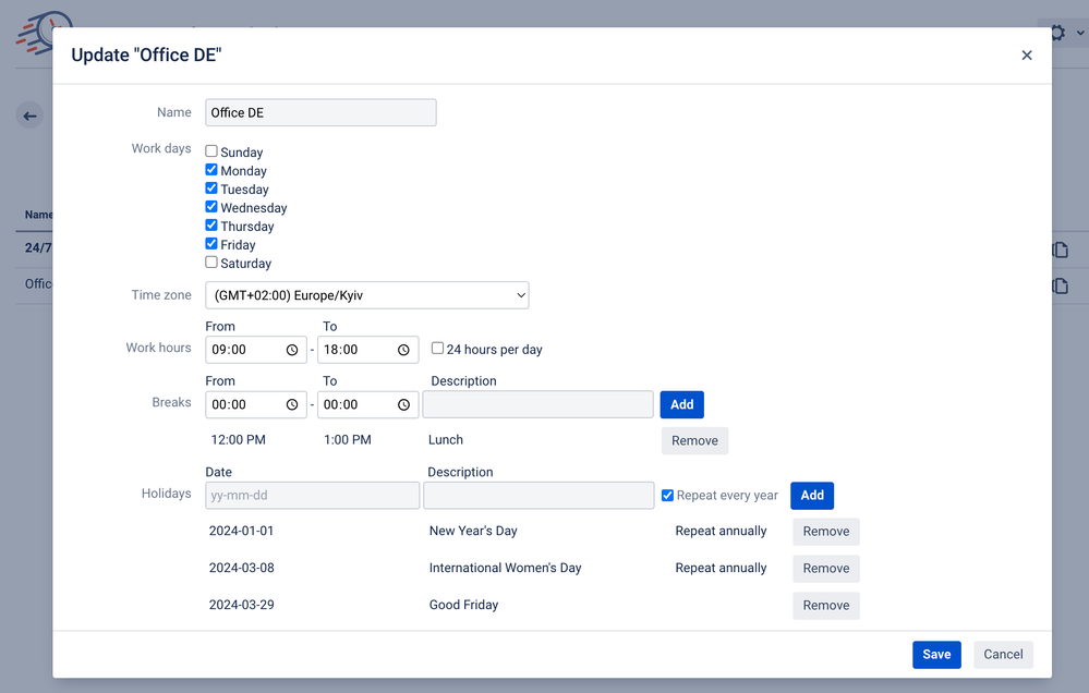 How to Exclude Non-Working Days