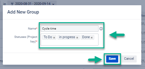 Cycle and Lead Time for Jira Issues